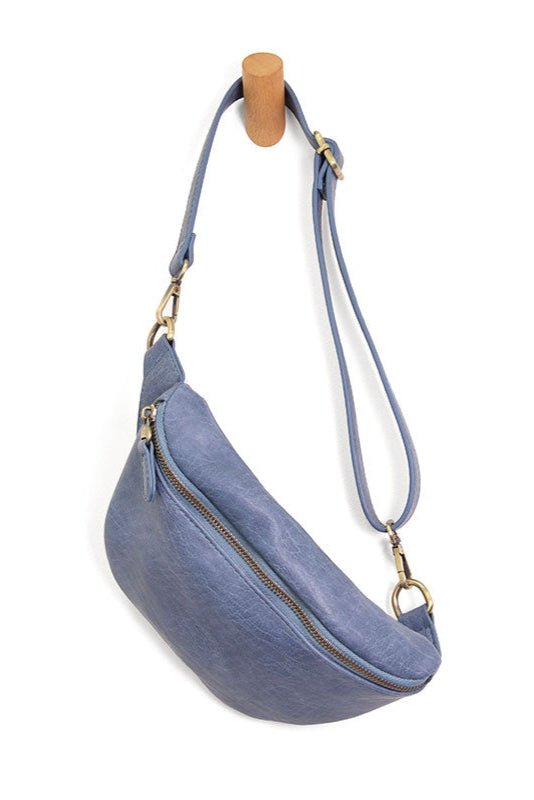 Joy Susan Denim Shiloh Sling Bag | Shop Eleanor